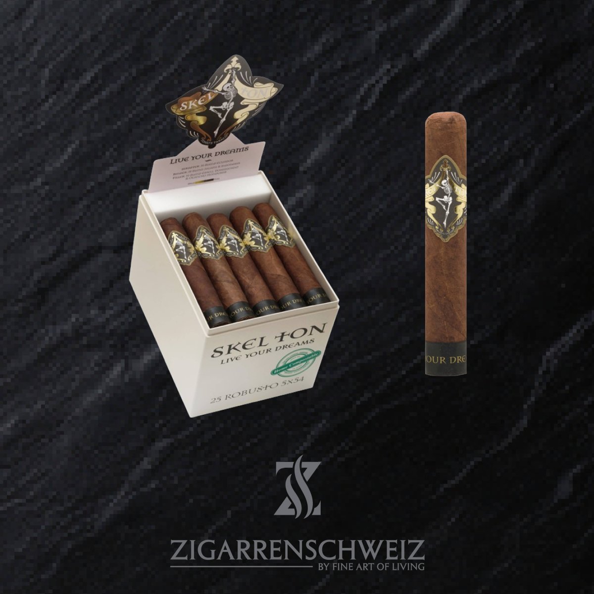 Skel Ton Live your Dreams Robusto Zigarre online kaufen ...